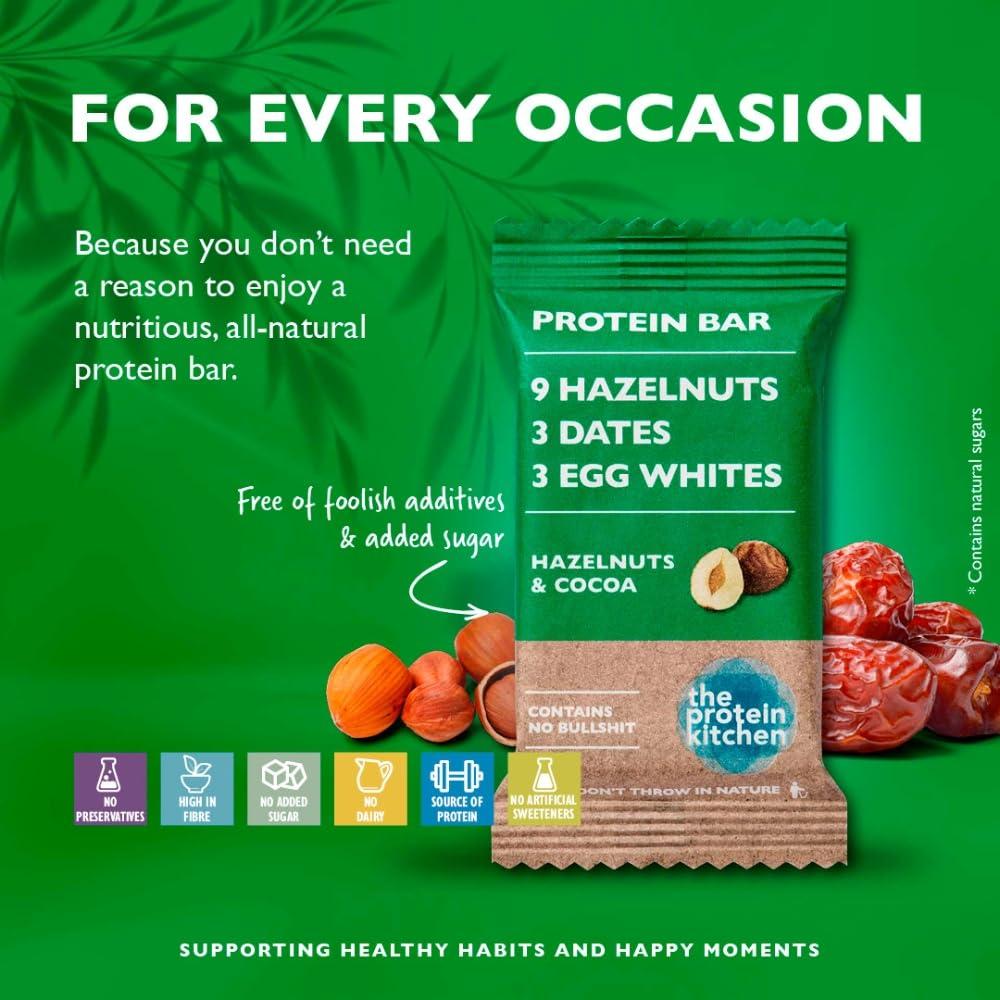 Buy Natural Protein Bars - Sugar-Free Additive-Free Snack (12x55g Mix ...