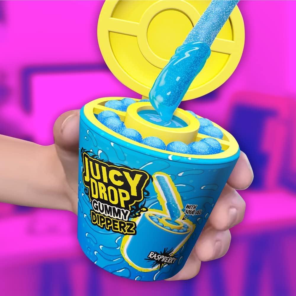 Buy Juicy Drop Gummy Dipperz - Raspberry & Strawberry (8 Pots) | International Shipping ...