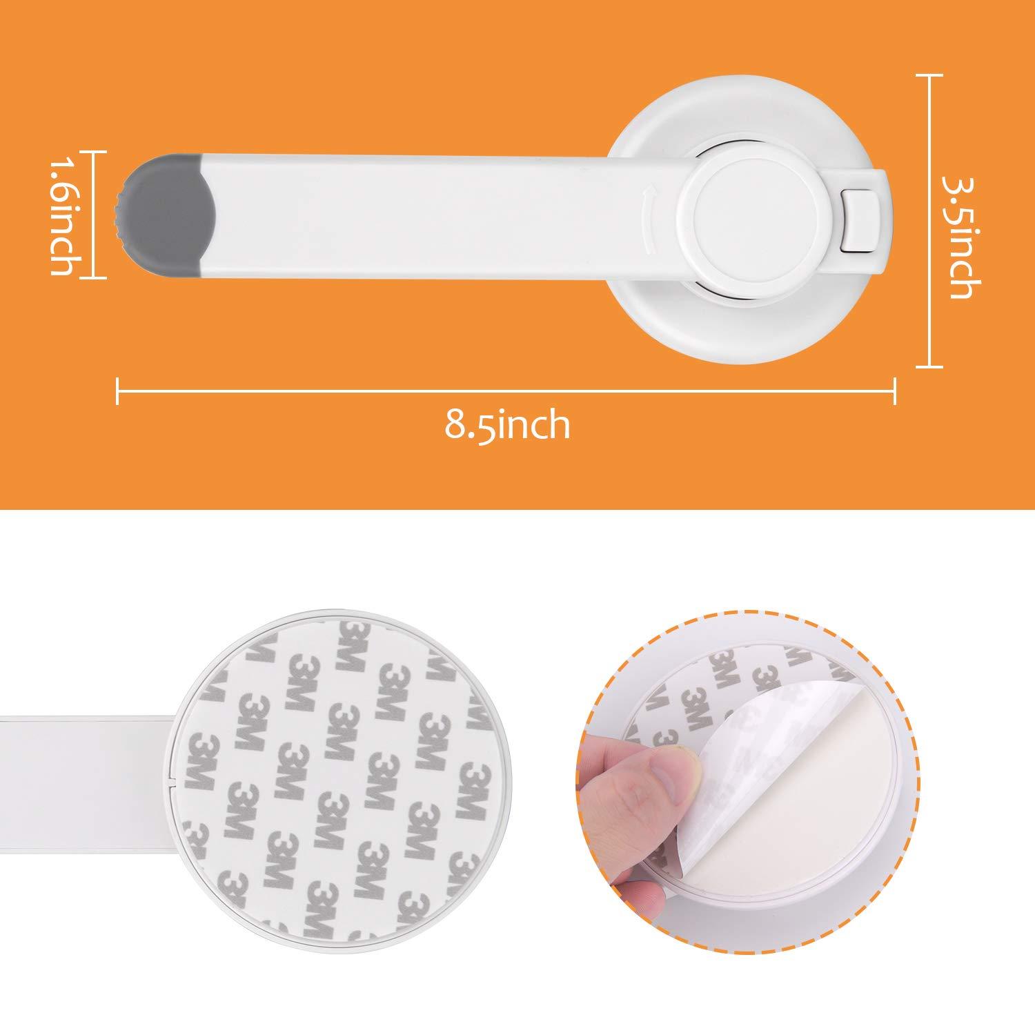Baby Toilet Lock 2-Pack - Easy Install Child Safety Locks with 3M ...