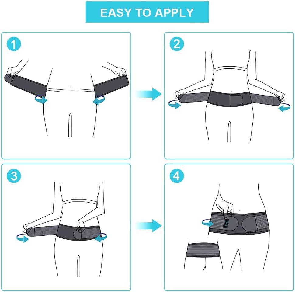 Sacroiliac Belt for Men and Women - SI Joint Brace for Sciatica & Hip ...