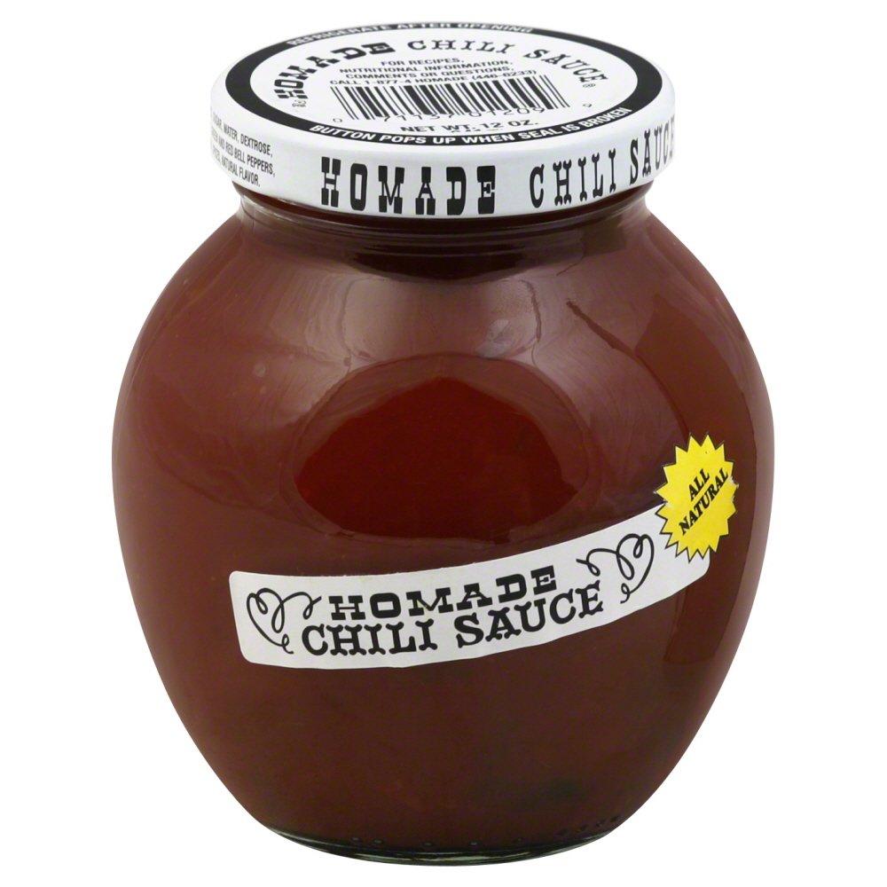 Homemade Chili Sauce (12 oz) - Pack of 12 | Gourmet Flavor for Cooking ...