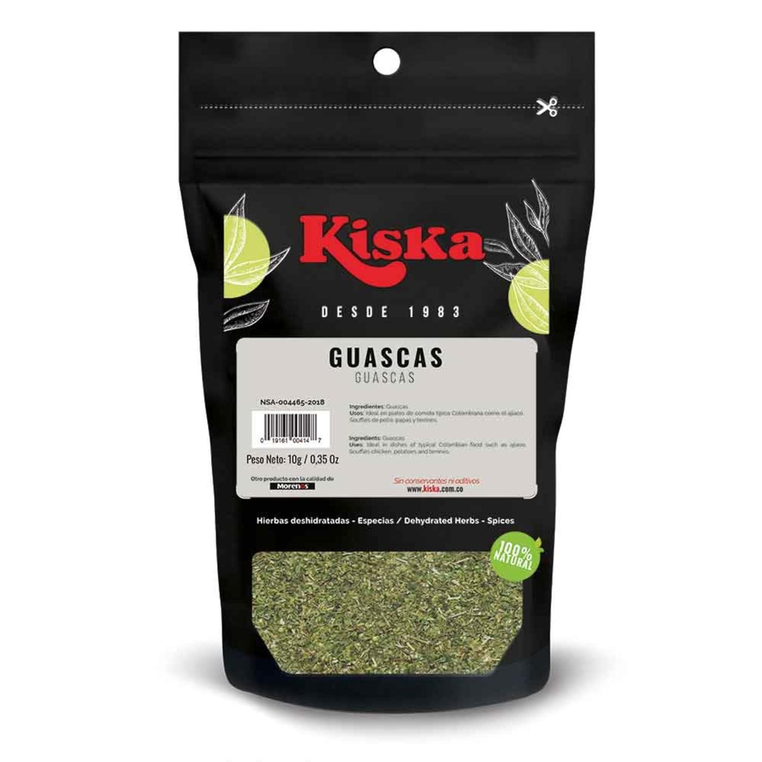 Kiska Guascas Dehydrated Herbs 10g 3-Pack - 0.35 Ounce (Pack of 3 ...
