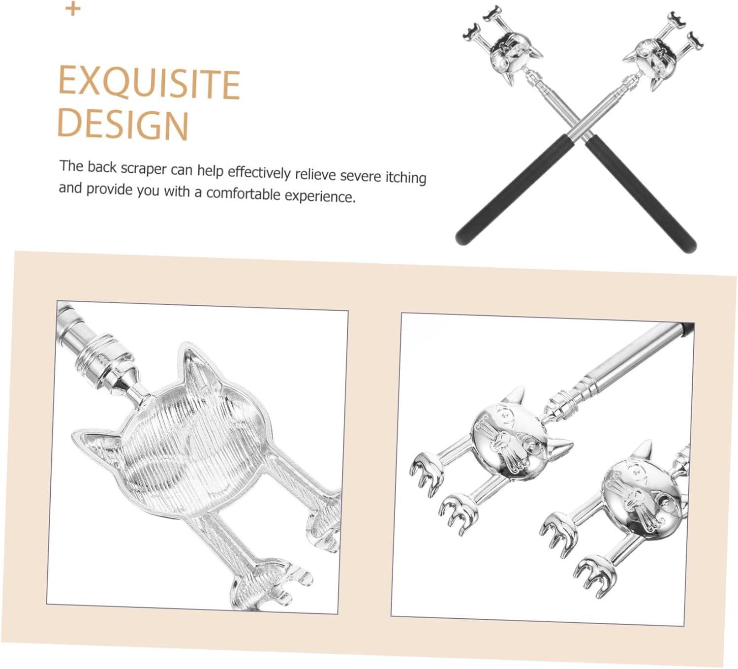 Ipetboom 2-in-1 Scratch Tree & Hand Massager - Portable Stainless Steel ...