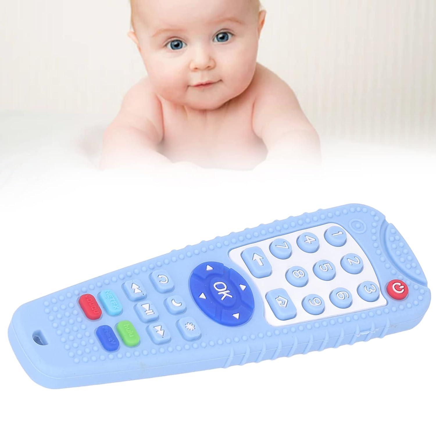 Remote Controlled Baby Teether Toy - Bright Colors, Multiple Buttons ...