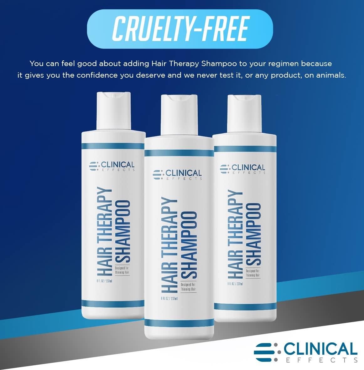 Clinical Effects Hair Therapy Shampoo 8 Fl Oz - DHT Blocking, Hair Growth Solution with Biotin ...