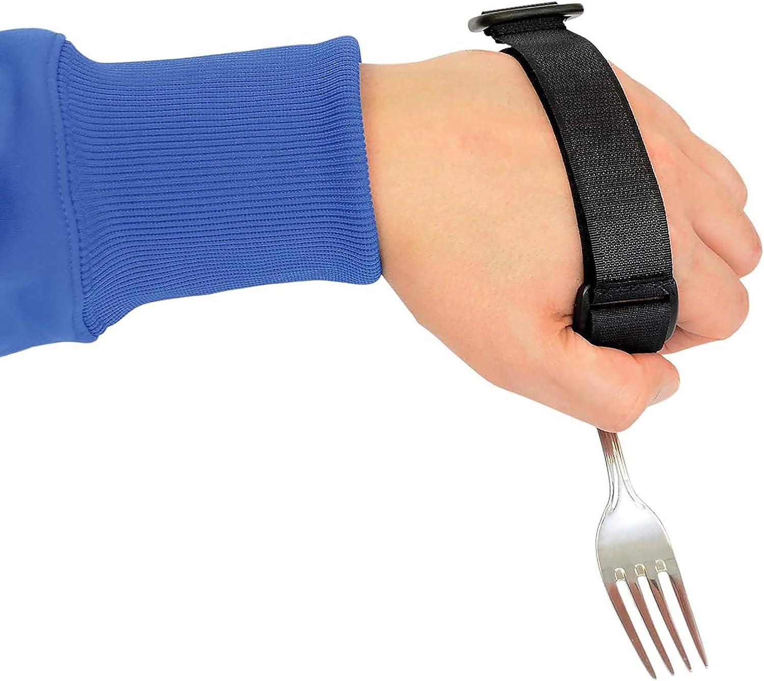 Universal Cuff Adaptive Utensil Holder for Elderly - Easy Grip Strap ...