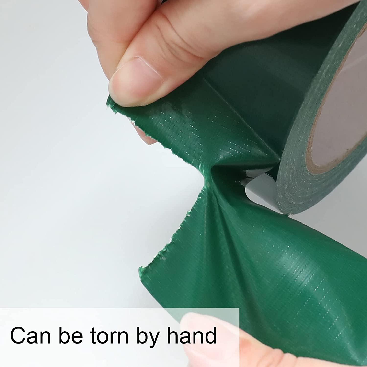 WELSTIK Professional Grade Dark Green Duct Tape - Waterproof Cloth ...