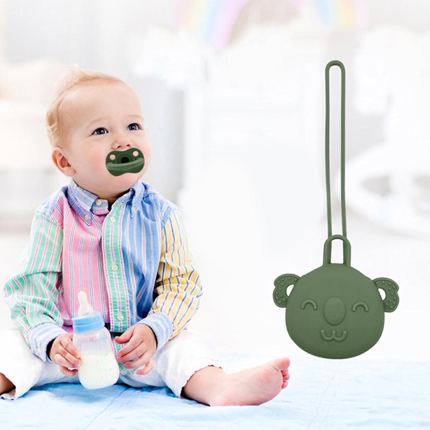 Silicone Pacifier Holder & Cover | Baby Accessories for Boys & Girls ...