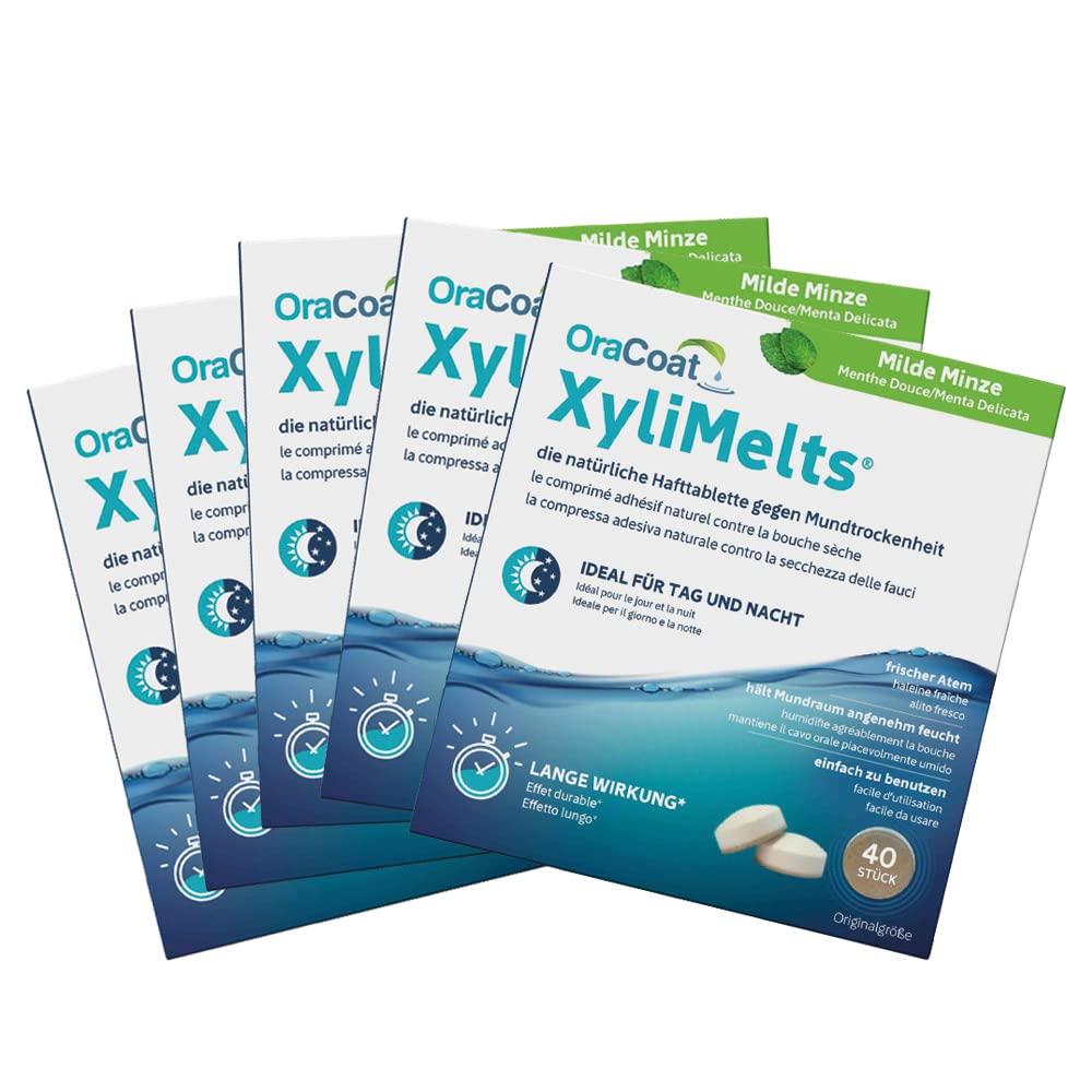 OraCoat XyliMelts - 200 Adhesive Tablets Against Tooth Decay and Dry ...