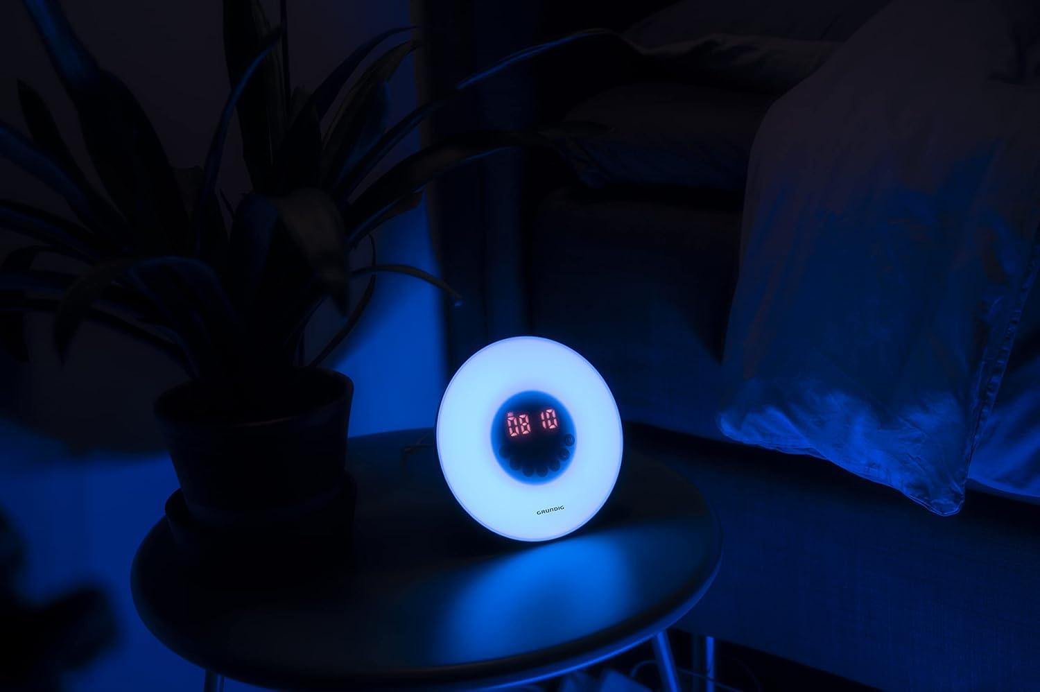 Buy Grundig Radio Alarm Clock with Sunrise Simulation - LED Colors ...