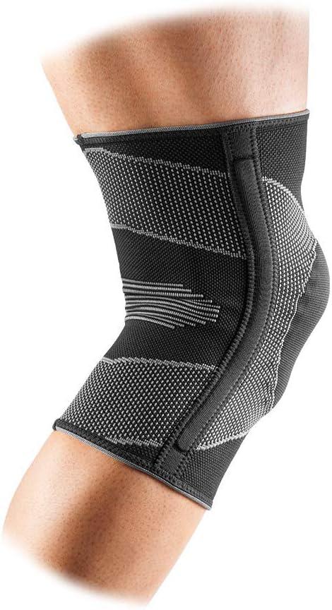 McDavid Elastic Compression Knee Sleeve with Gel Pad - Large | 4-Way Brace for Stability ...