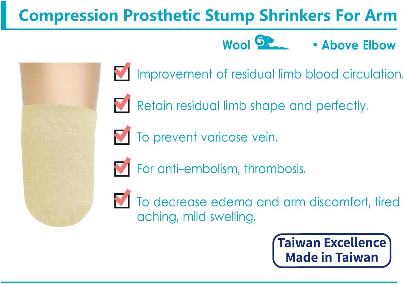 Wool Prosthetic Stump Shrinkers for Above Elbow Amputation ...