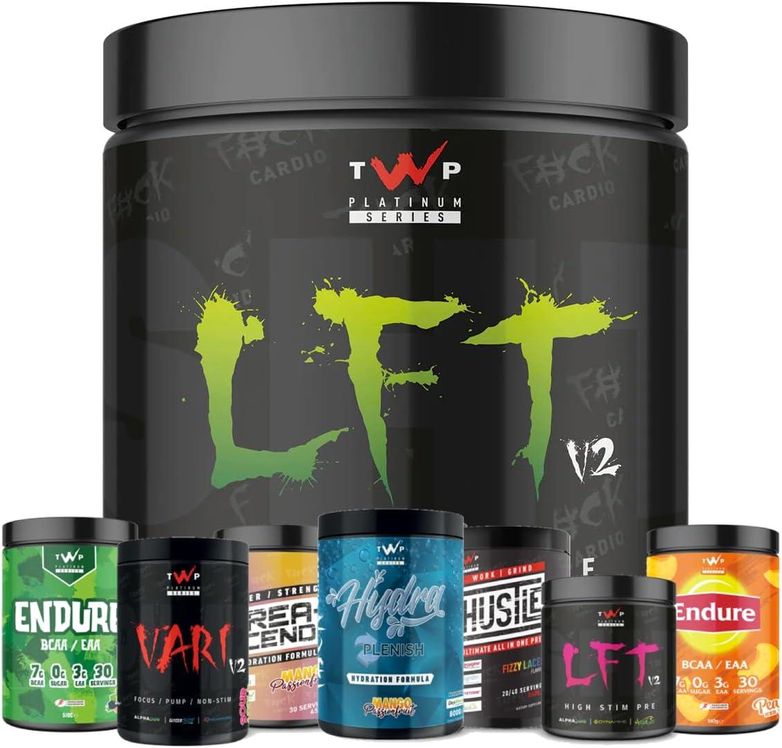 TWP Nutrition Platinum Series LFT V2 High Stim Pre Workout - 390g, 30 ...