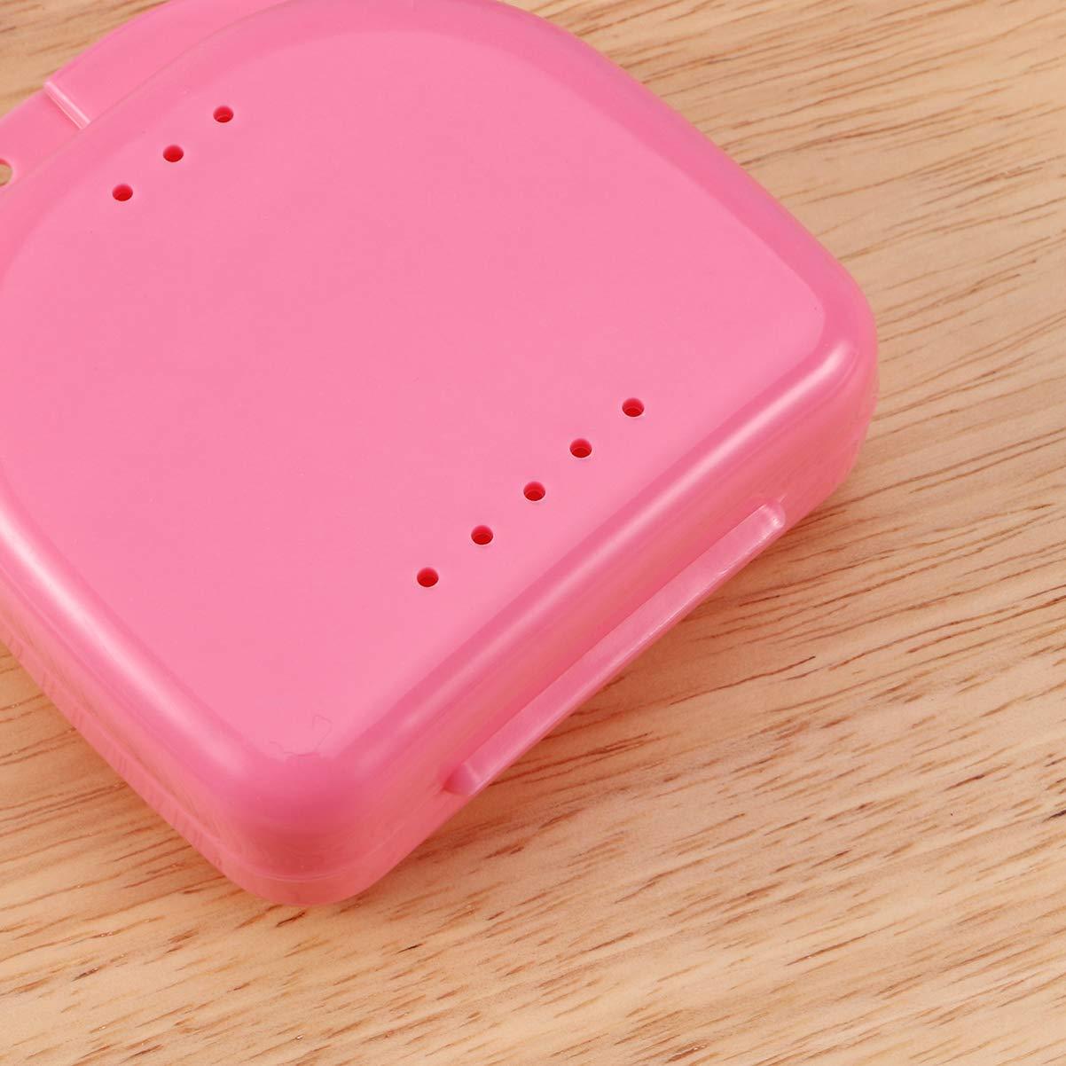 EXCEART Partial Denture Case with Vent Holes - False Teeth Storage ...