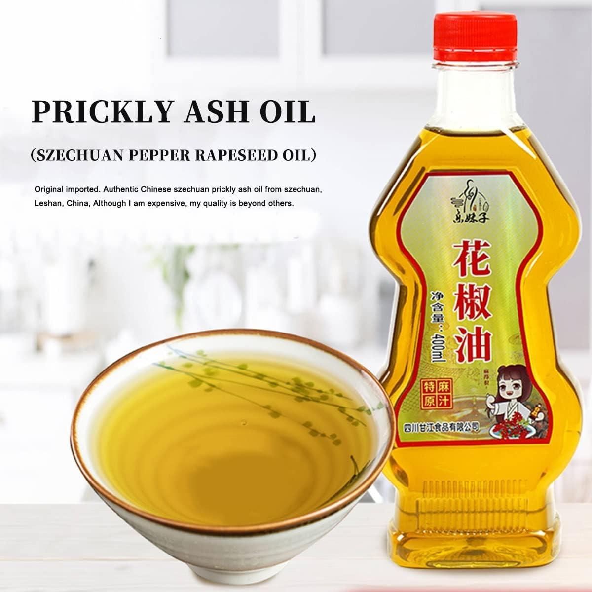 Authentic Sichuan Peppercorn Oil 400ml - Original Imported from China - Red Prickly Ash Oil ...