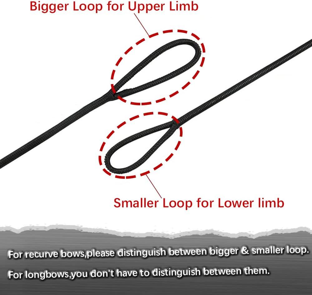 Lightning Archery Dacron Bow String Set with 2 Brass Nocks 12/14/16 ...