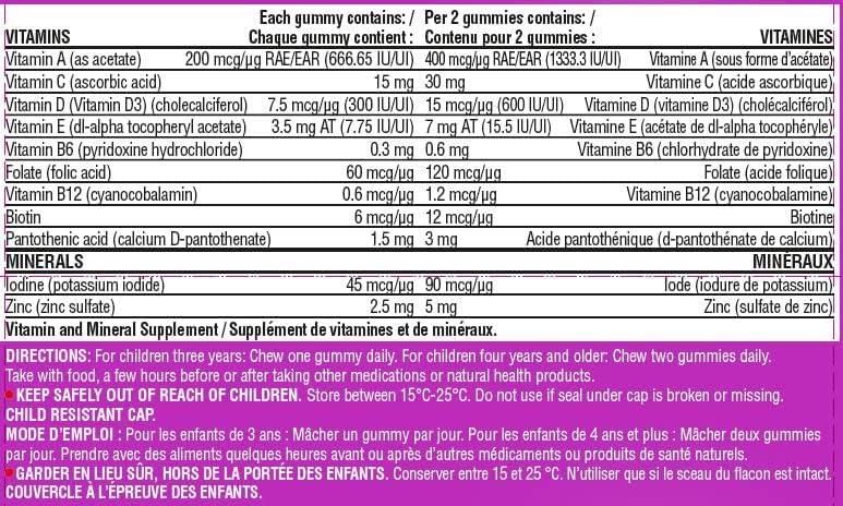 FLINTSTONES Complete Kids Multivitamin Gummies - Multivitamins for Kids ...