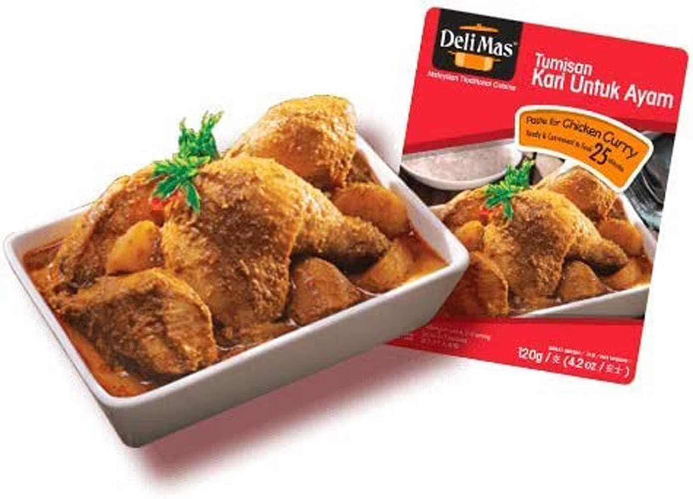 Deli Mas Paste for Chicken Curry 120g Malaysian Traditional Cuisine ...
