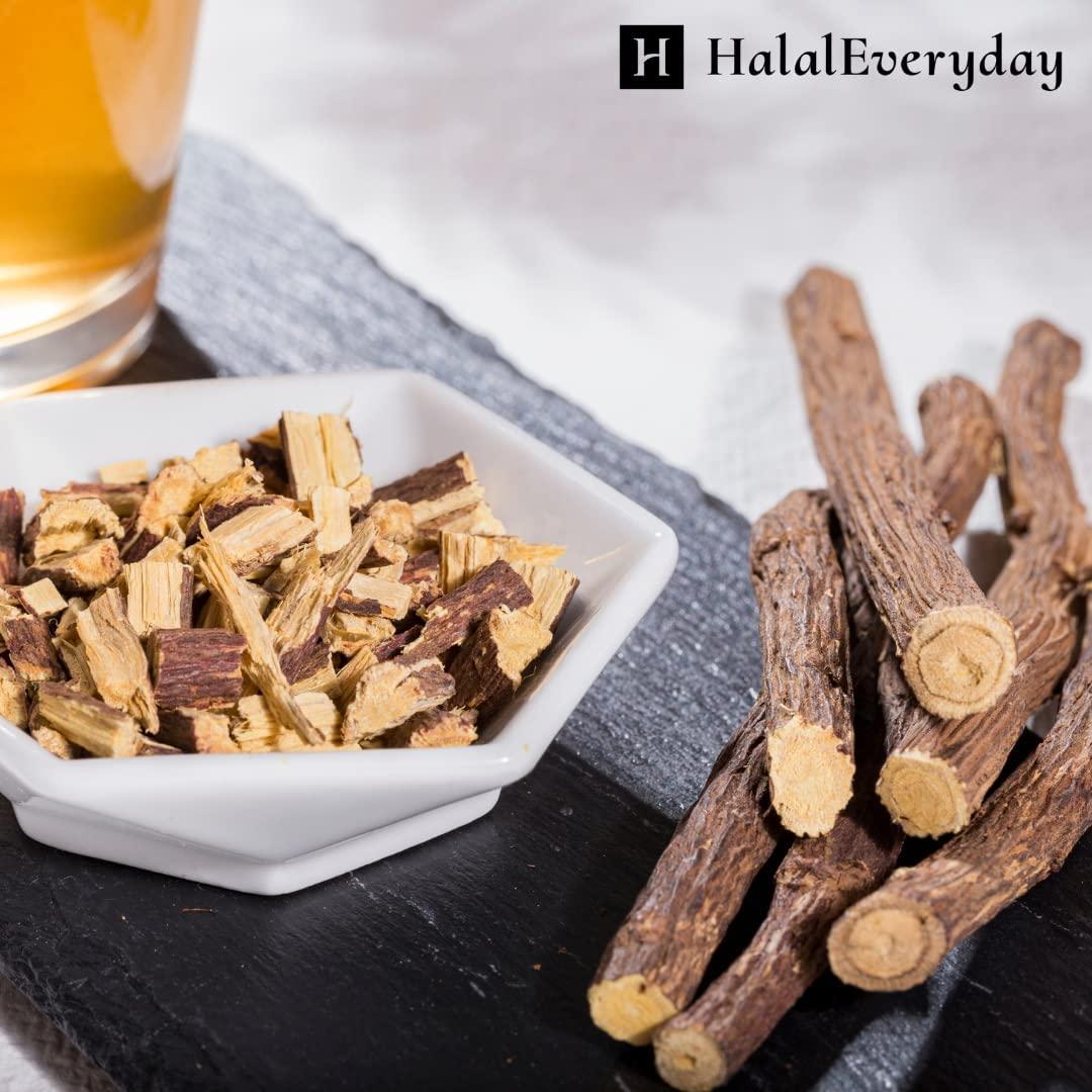 Natural Licorice Root Sticks - 100g (1/4 lb) - Vegan & Halal - 10-15 ...