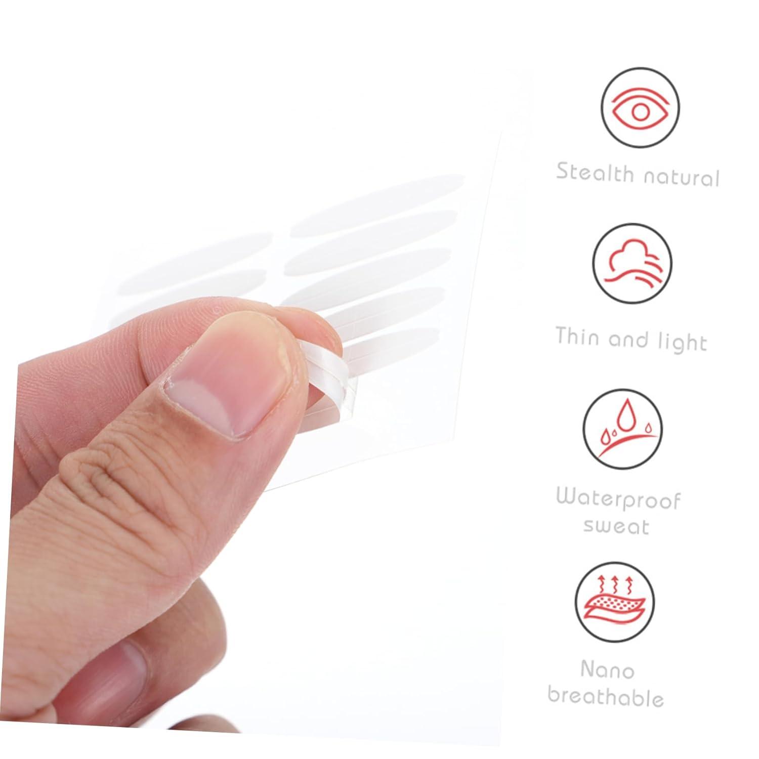 2 Lace Double Eyelid Stickers - Invisible Eye Tape Makeup Kit for ...
