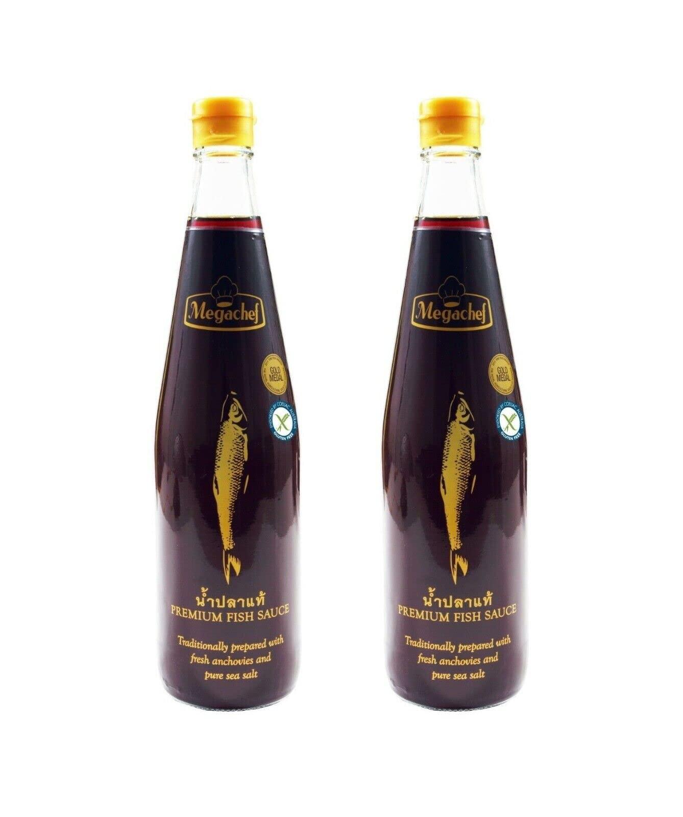 Premium Fish Sauce Pamai Pai Double Pack | 2 x 500ml Megachef Seasoning ...