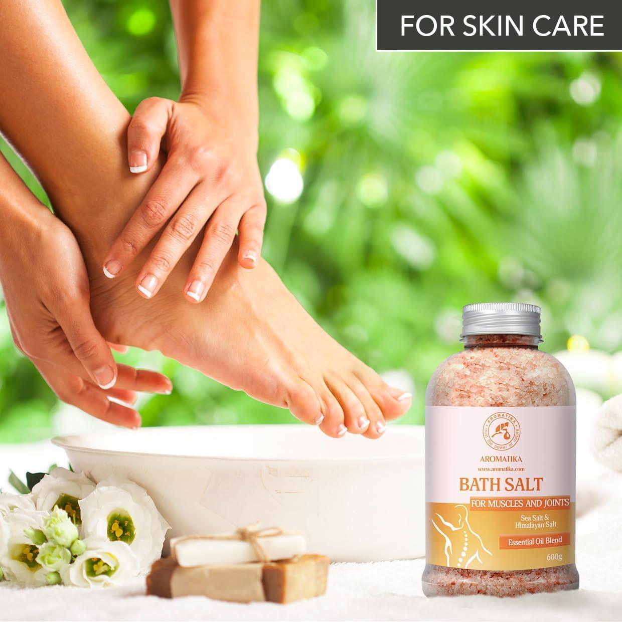 Joints & Muscles Swimming Salt 600g - Natural Bathing Salt with ...