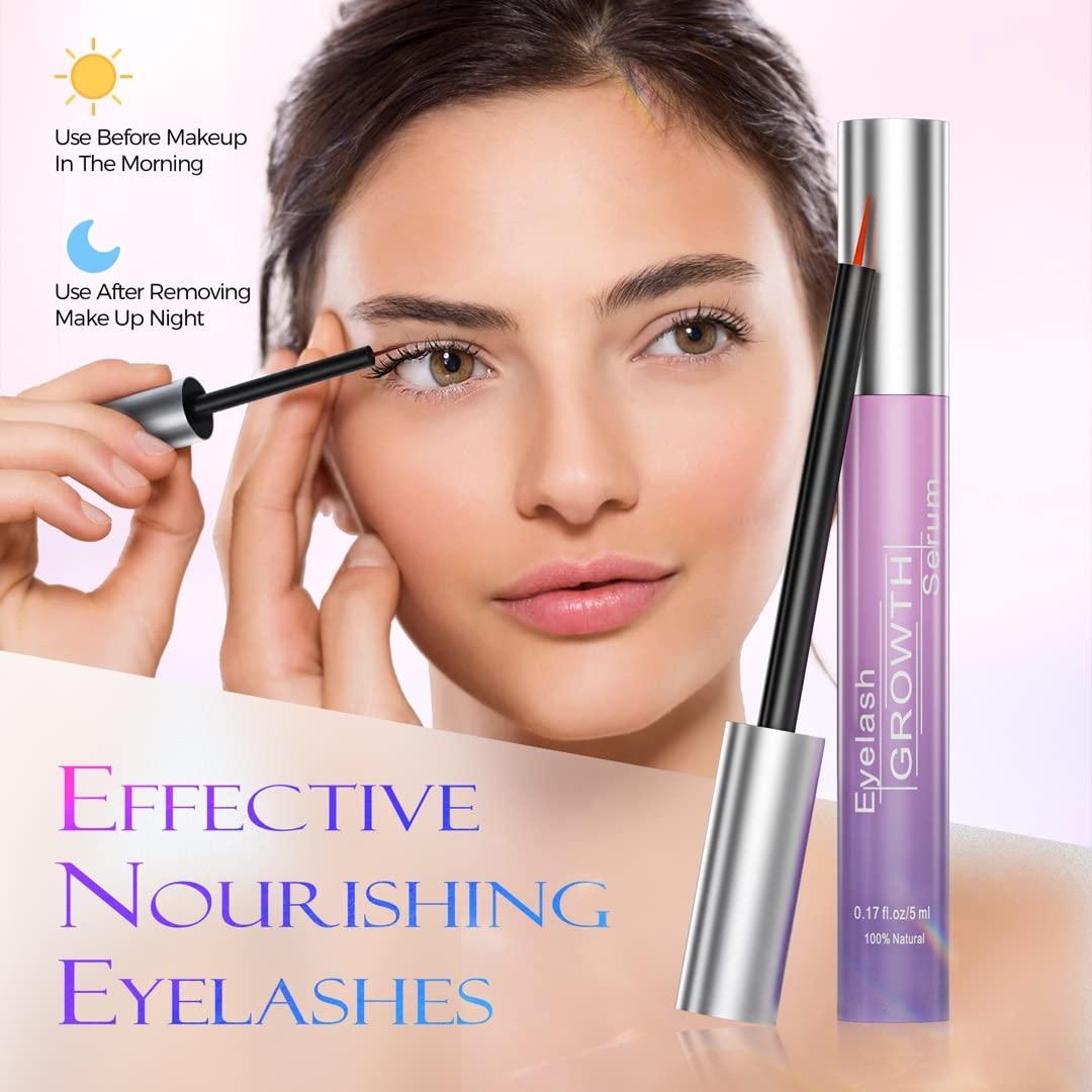 Premium Eyelash Growth Serum - Irritation-Free Lash Boost Enhancer for ...