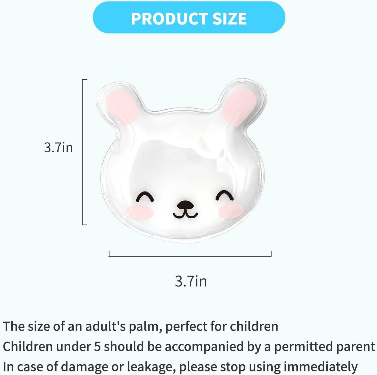 Kids Reusable Gel Ice Pack Set for Injuries and Pain Relief - Cute ...