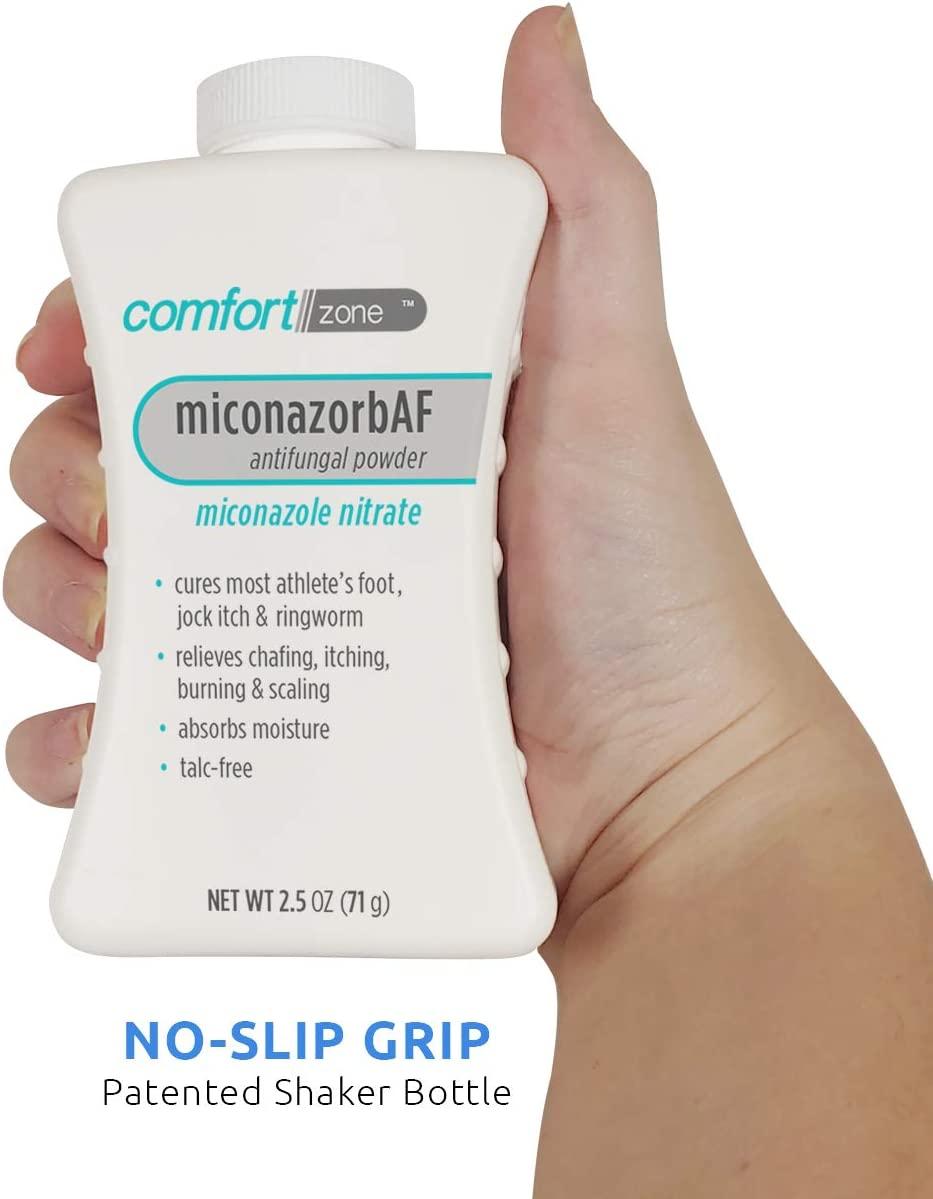 Comfort Zone Miconazorb Antifungal Powder 2.5oz (71g) (3 Pack) | Talc ...