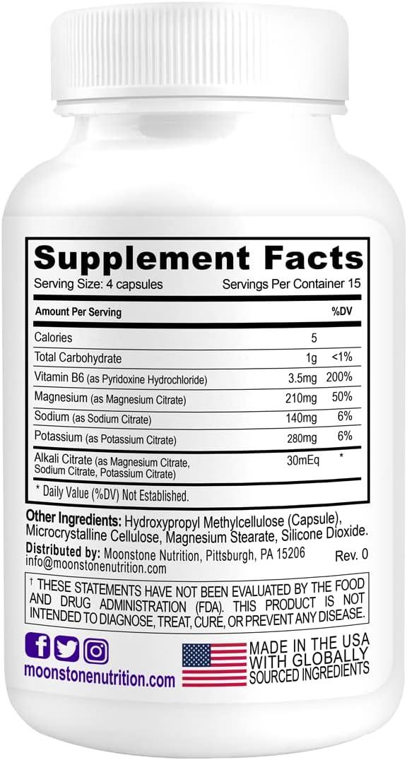 Moonstone Kidney Stone Stopper Capsules - Urologist Recommended 2 Week ...