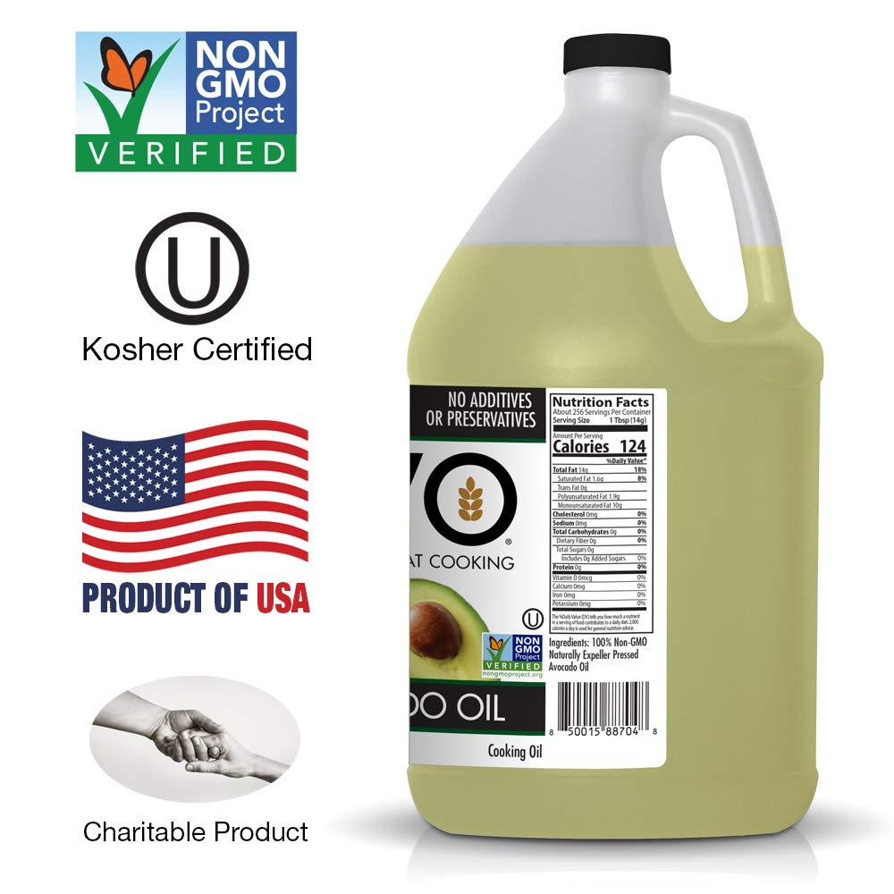 AVO 100% Avocado Oil - Non-GMO Frying, Baking, Sauteing, Salad Dressing ...