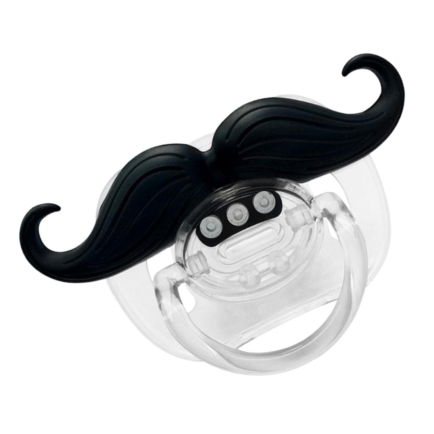 Funny Silicone Baby Pacifier with Beard & Mustache | Food-Grade Safe ...
