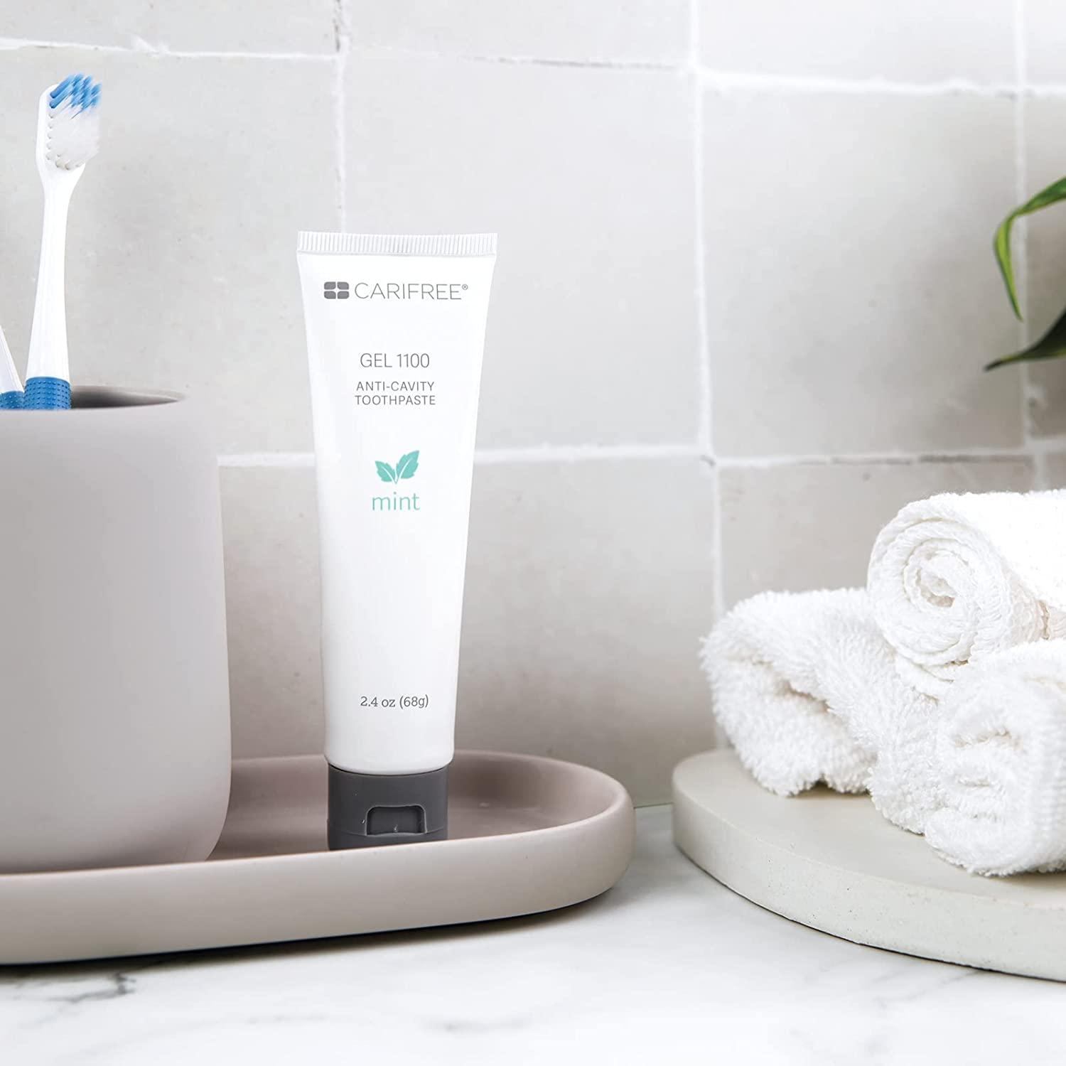 CariFree Gel 1100 (Mint) Anti-Cavity Toothpaste - Dentist Recommended ...