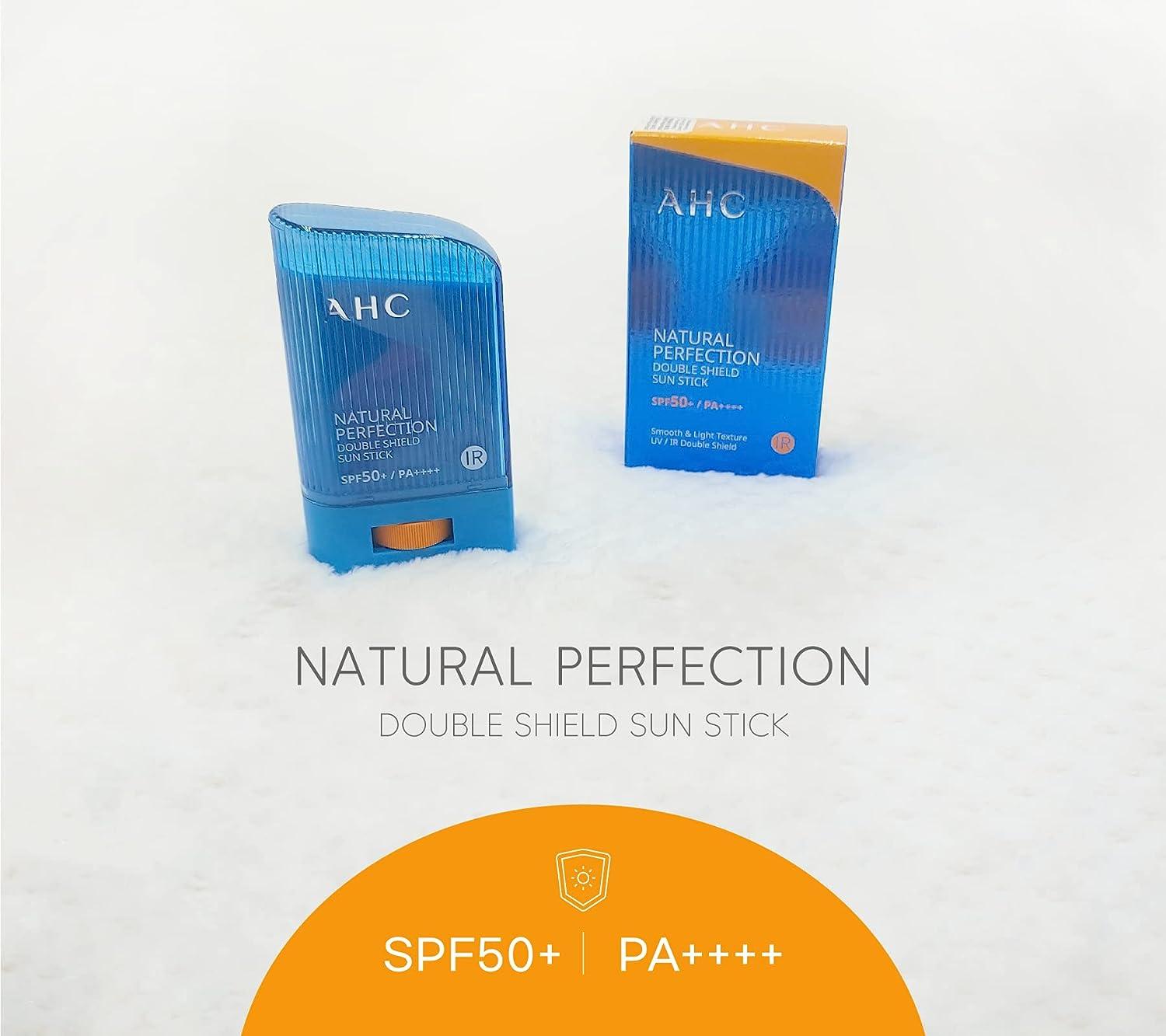 AHC Natural Perfection Double Shield Sun Stick 22g 2023 Version SPF50 ...