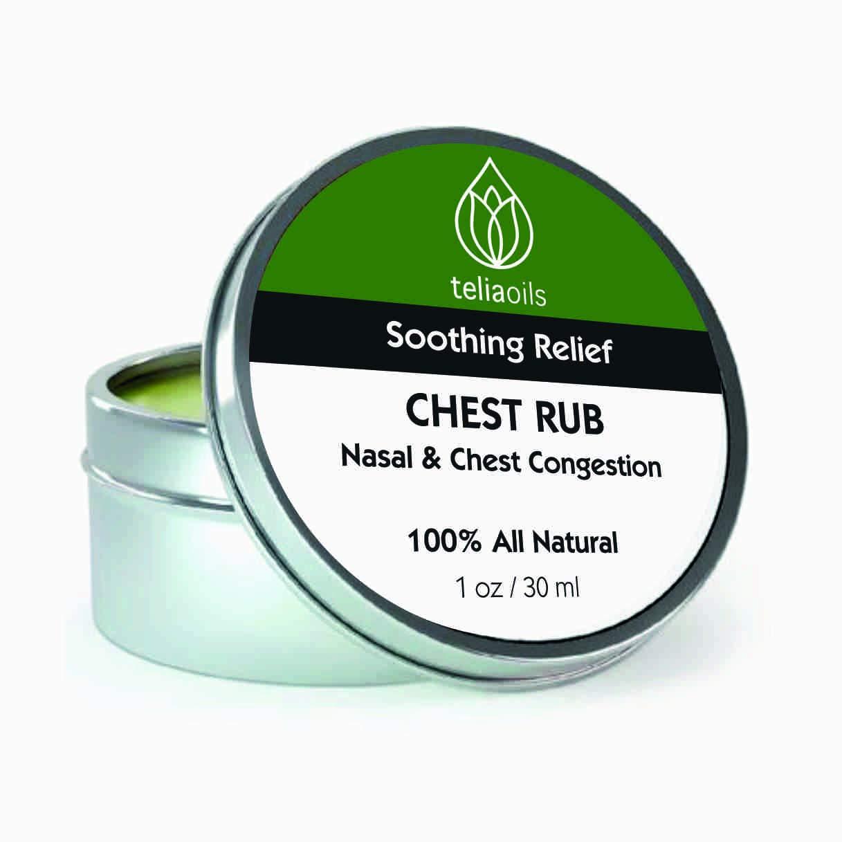 Chest Rub Salve for Cold Relief - Natural Cough Suppressant ...