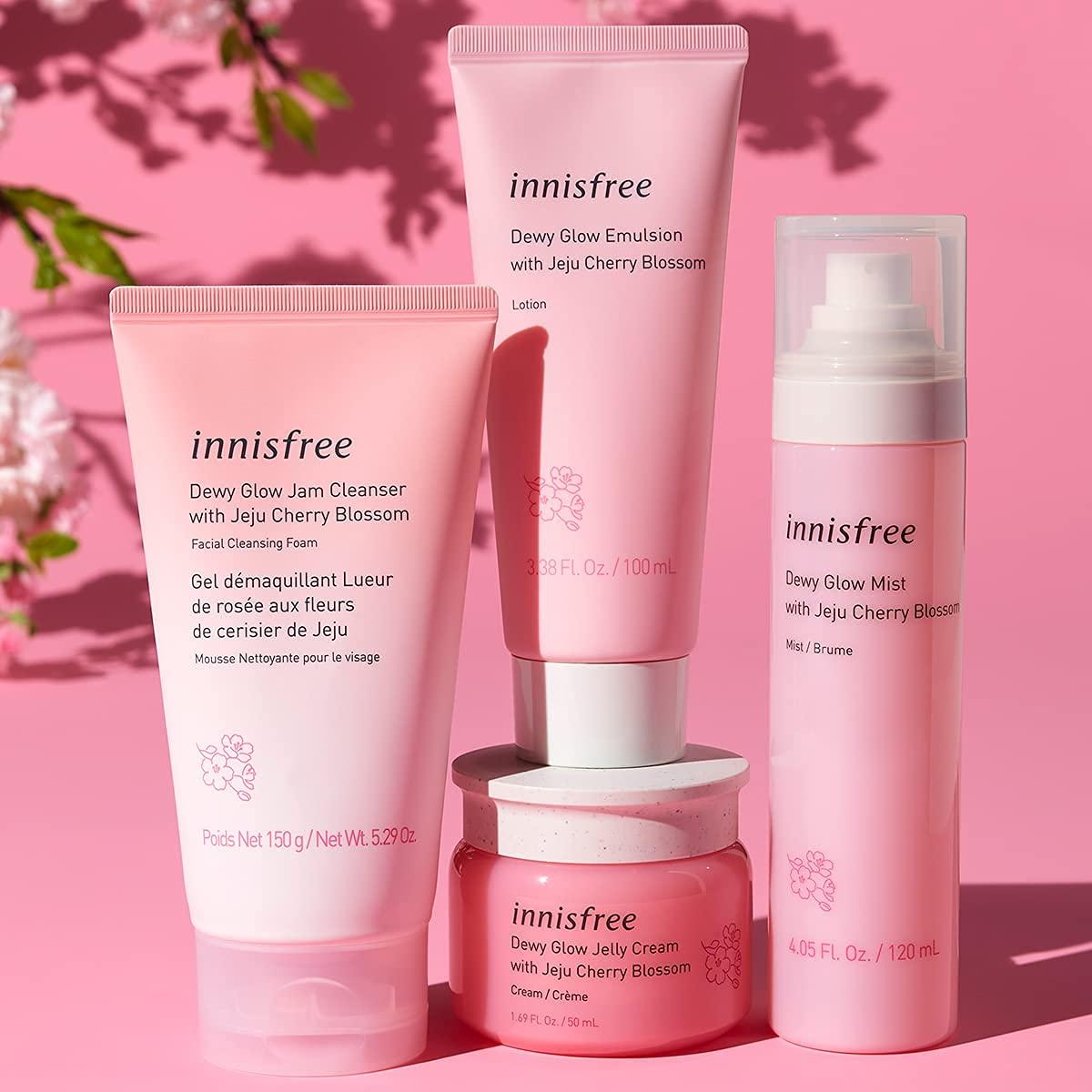 Innisfree Cherry Blossom Dewy Glow Emulsion Moisturizer - Hydrating ...
