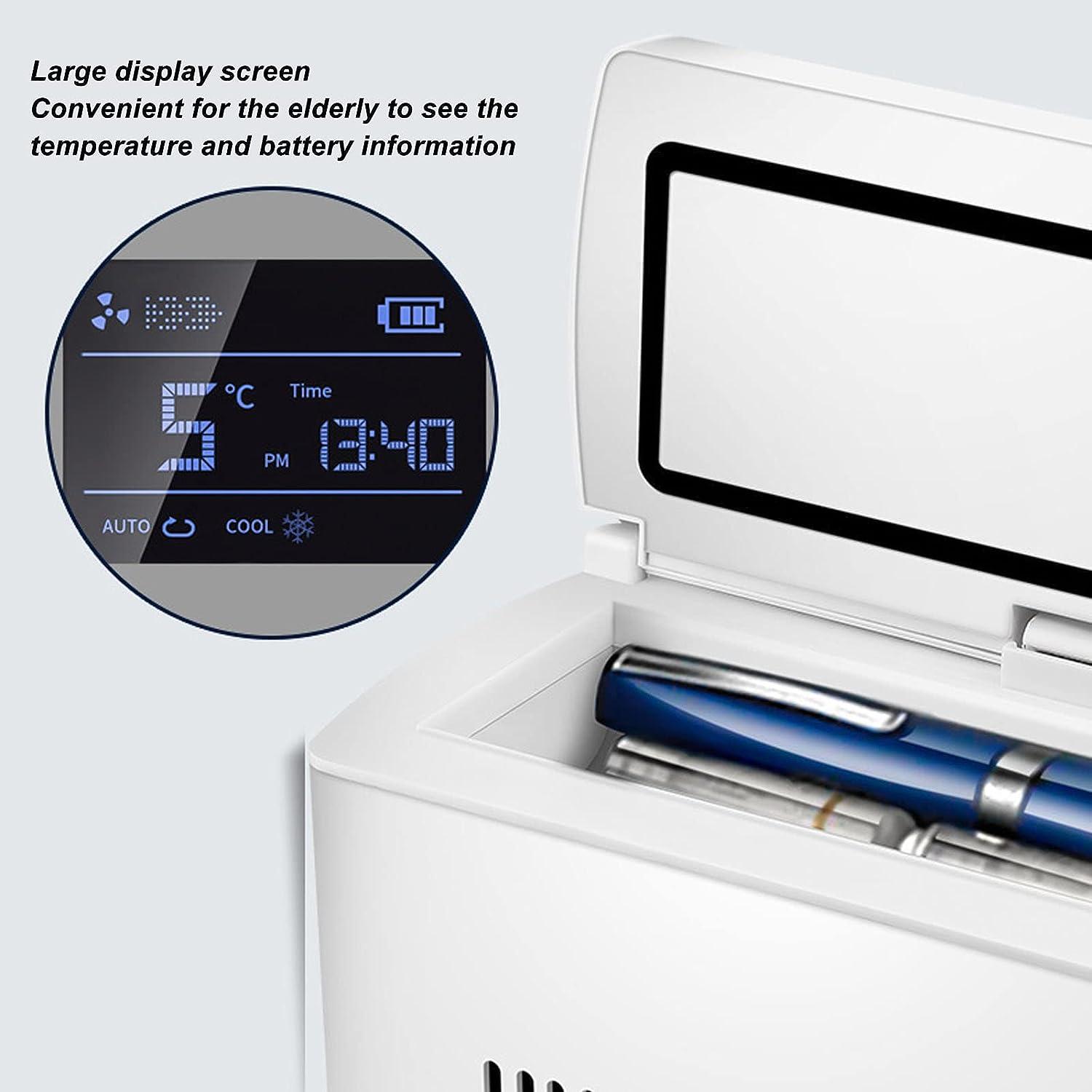 Insulin Cooler with Large Display Screen - Travel & Office Diabetic ...
