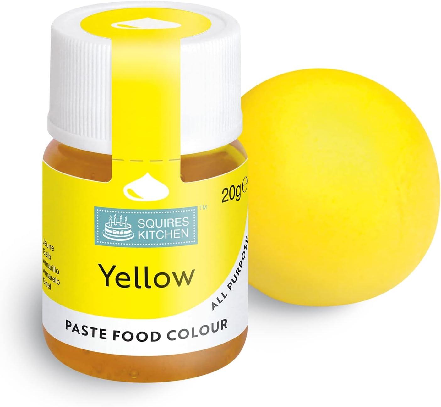 Squires Kitchen Yellow Food Colouring Paste - 20g | Concentrated Colour ...