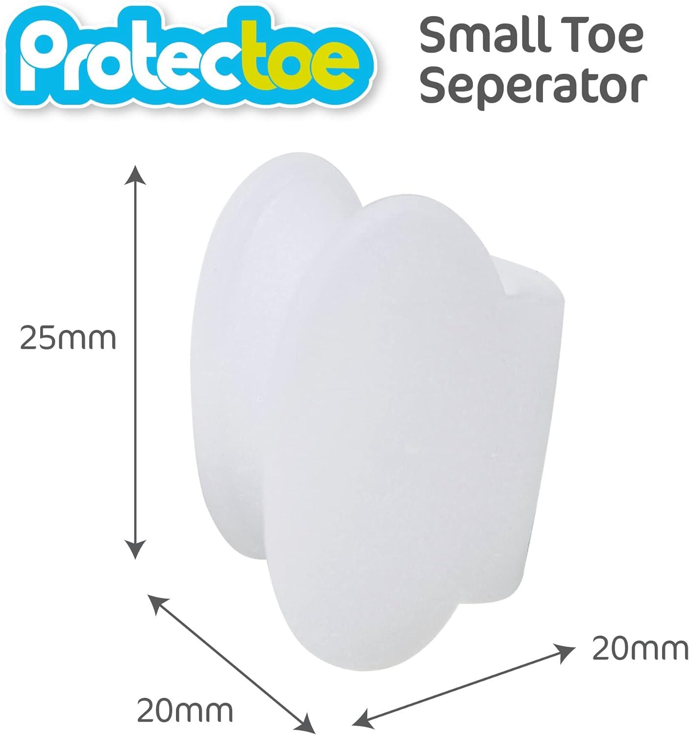 Protectoe Single Gel Small Toe Separator - Box of 10 | Toe Spacer for ...