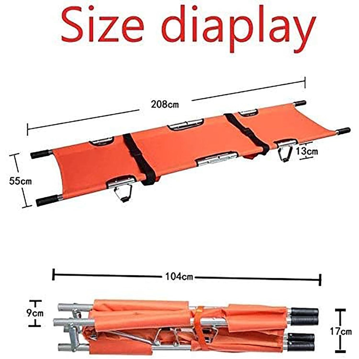 Portable Emergency Stretcher for Medical Patient Transport | Four-Fold ...