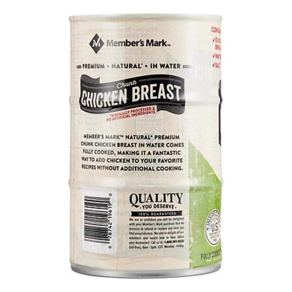 Member's Mark Premium Chunk Chicken Breast 12.5oz 6-Pack - High-Quality ...