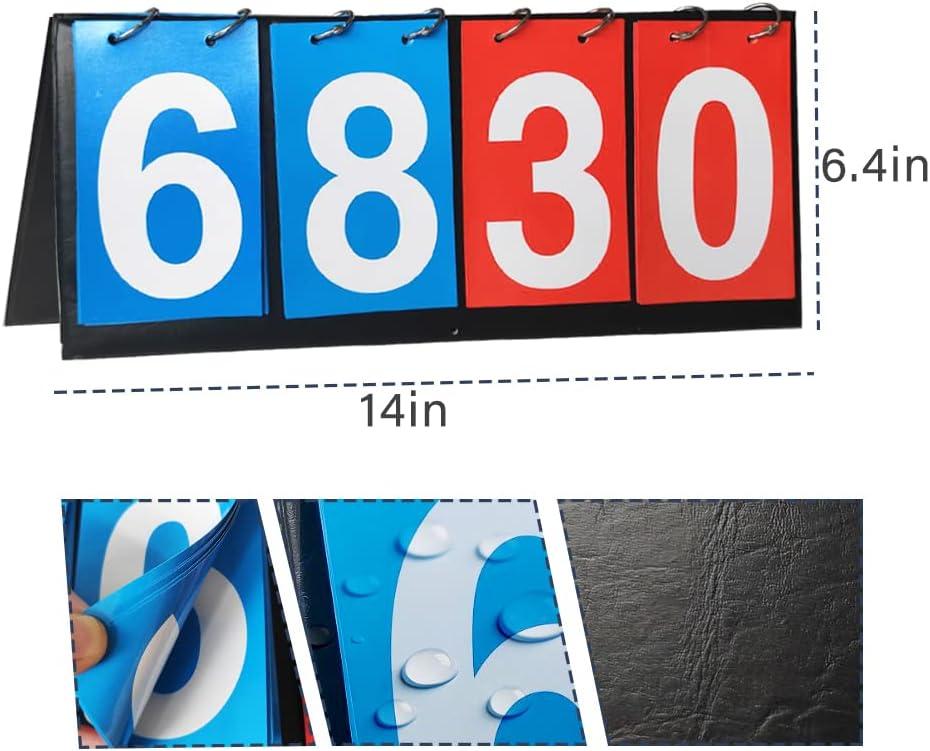 2-Pack Portable Sports Scoreboard for Basketball, Volleyball, Tennis ...
