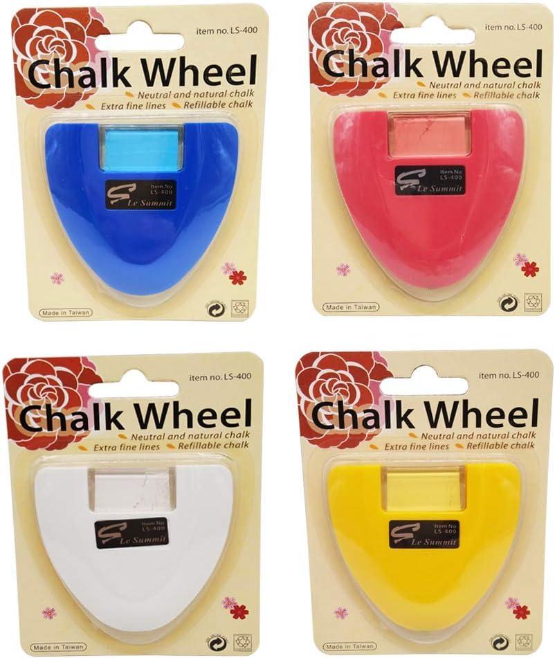 Le Summit Chalk Wheel - Blue Red White Yellow Four Color Set Fabric ...