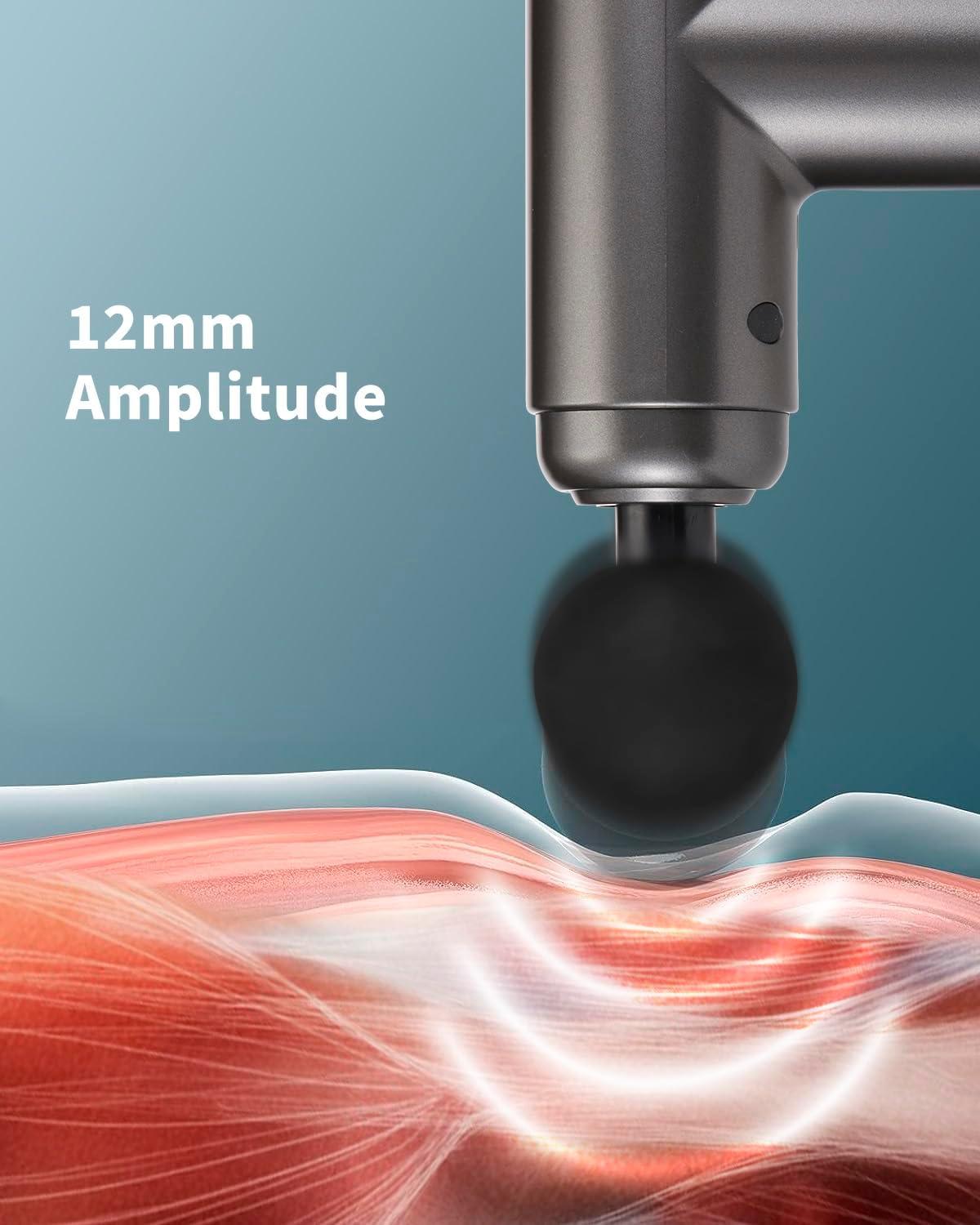 Mini Electric Massage Gun - 3200 RPM Hand Massager for Neck Shoulder ...