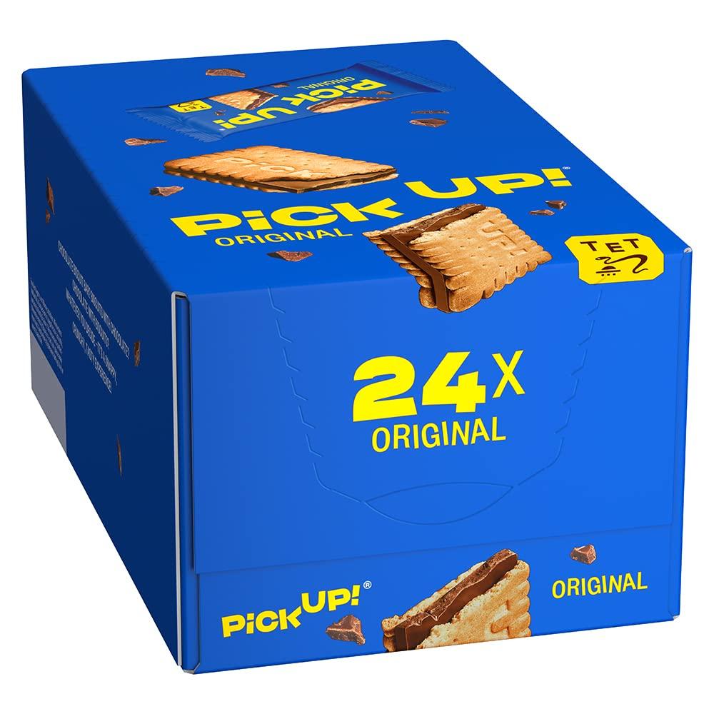 Buy Pick Up! Original 24 Pack Crispy Cookie Bar with Milk Chocolate ...