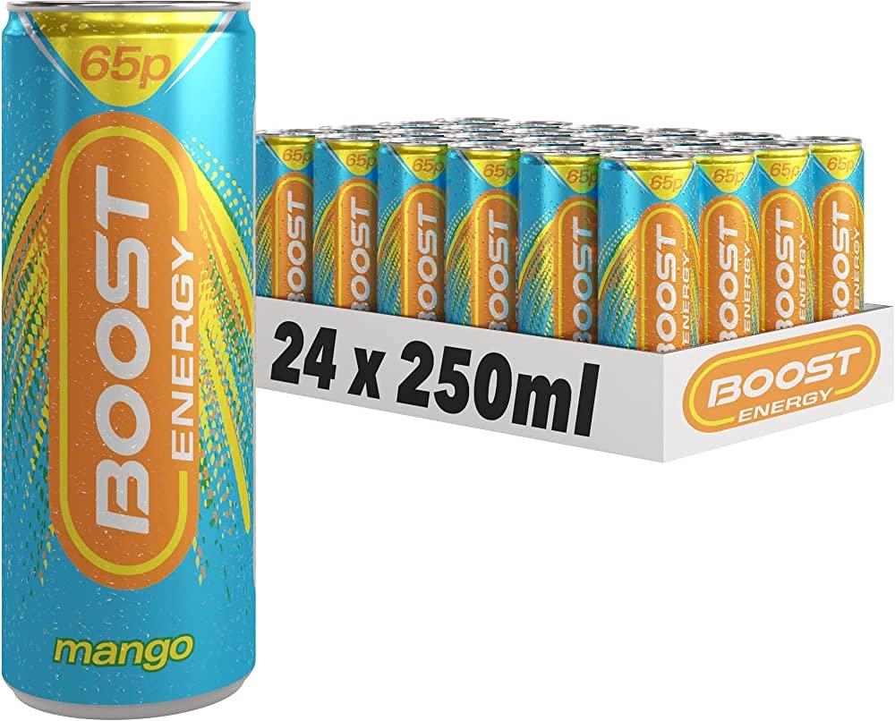 Boost Energy Drink Mango Flavour 250ml x 24 pack | Buy Now with Express ...
