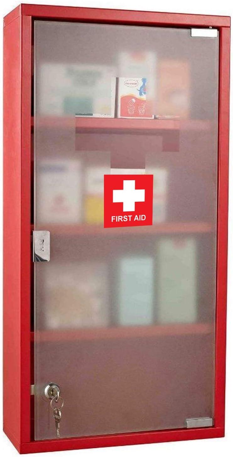 Emergency First Aid Sticker 4x4 Inches (4-Pack) - Water-Resistant First ...
