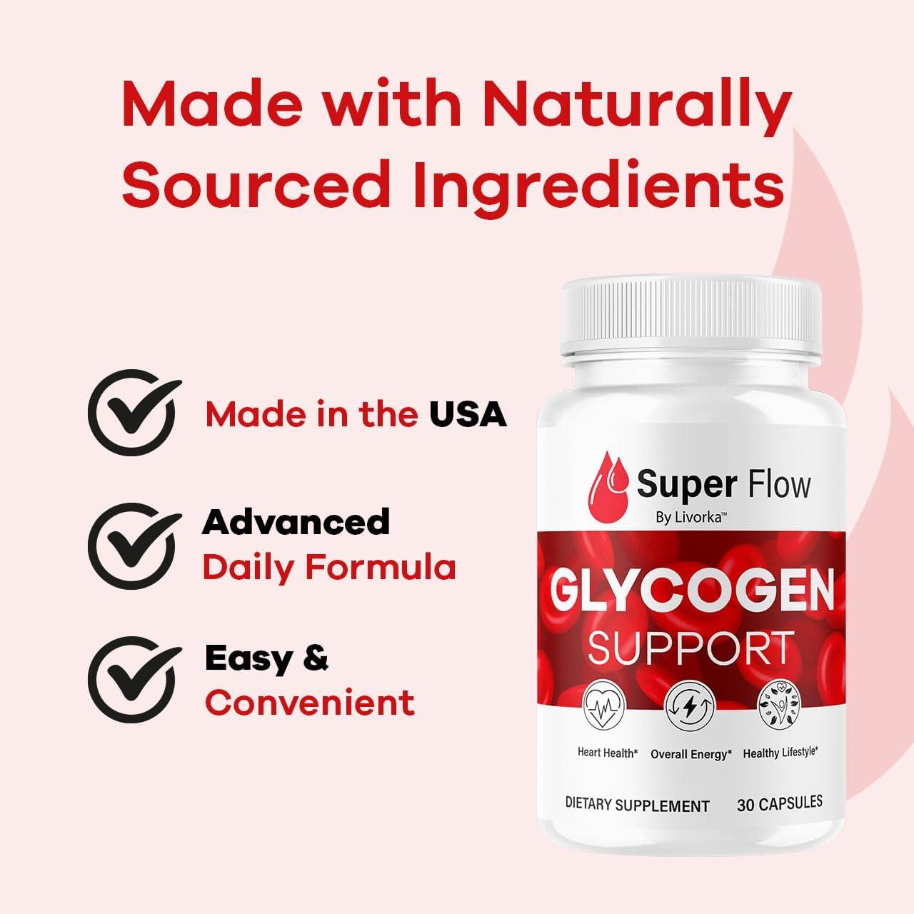 (3 Pack) Super Flow Glycogen - SuperFlow Glycogen Support Capsules ...