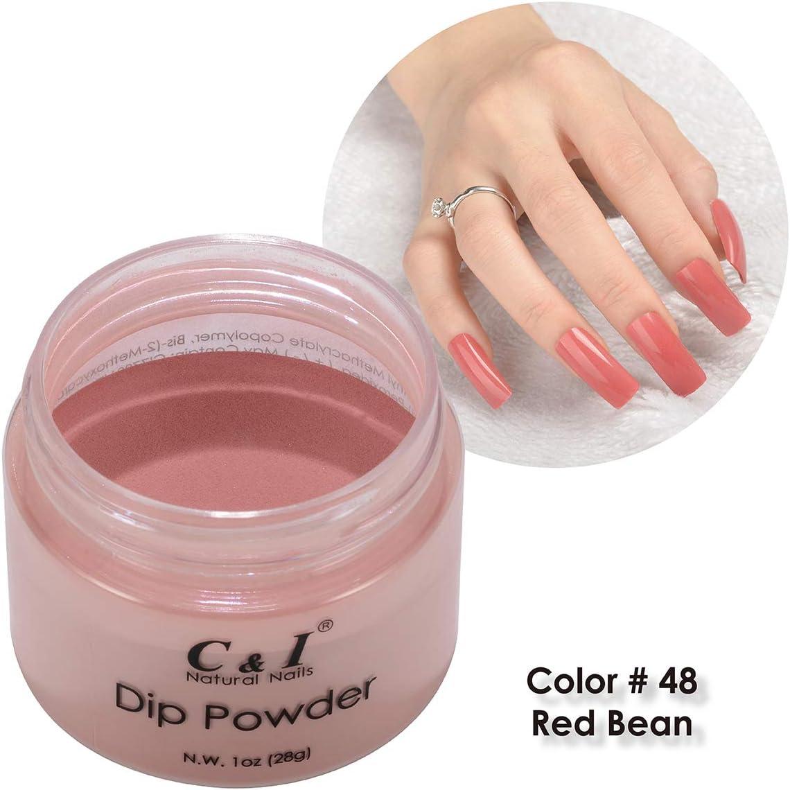 C & I Dip Powder Color No.048 Red Bean Red Color System | Buy Now with ...