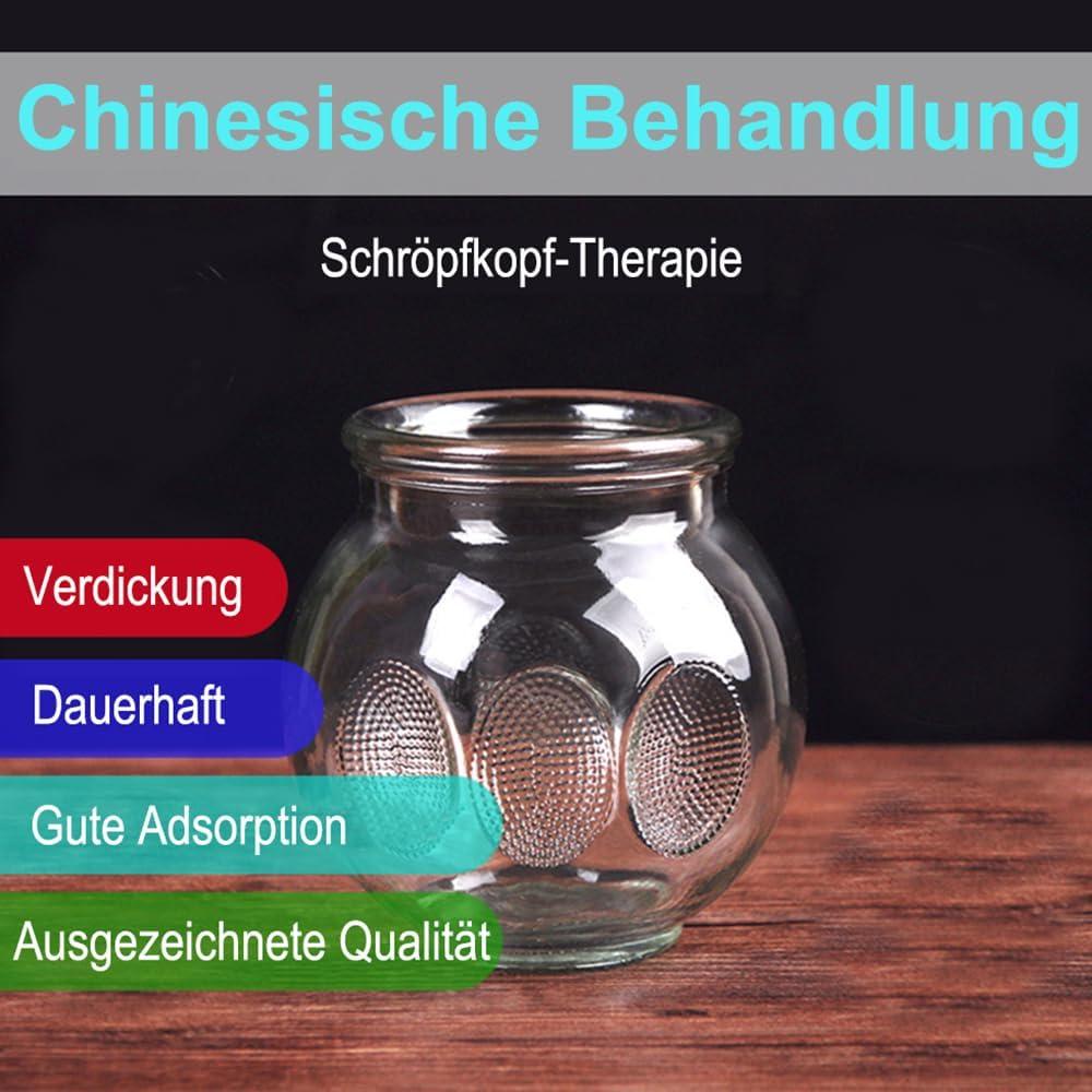 14 Piece Professional Cupping Therapy Set - Thick Glass Traditional ...